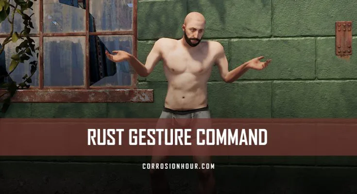 RUST Gesture Command (Complete List)