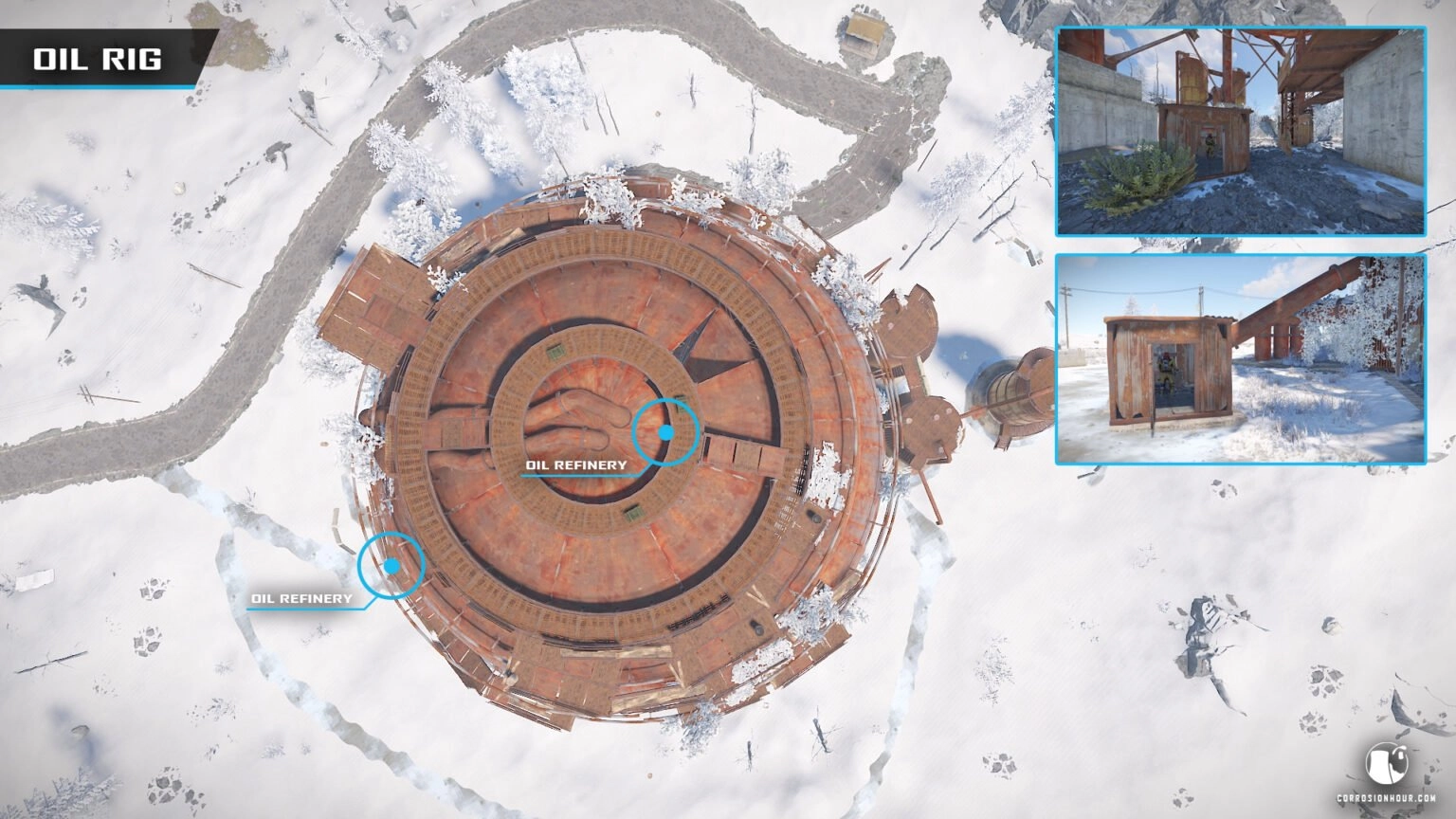 RUST Oil Refinery Guide - Corrosion Hour