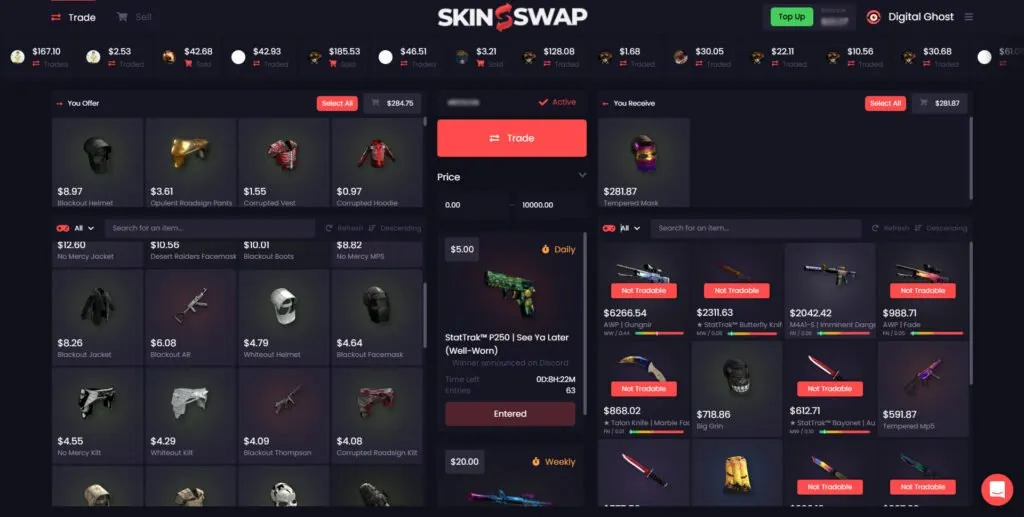 SkinSwap RUST Marketplace: Buy, Sell, Trade - Corrosion Hour