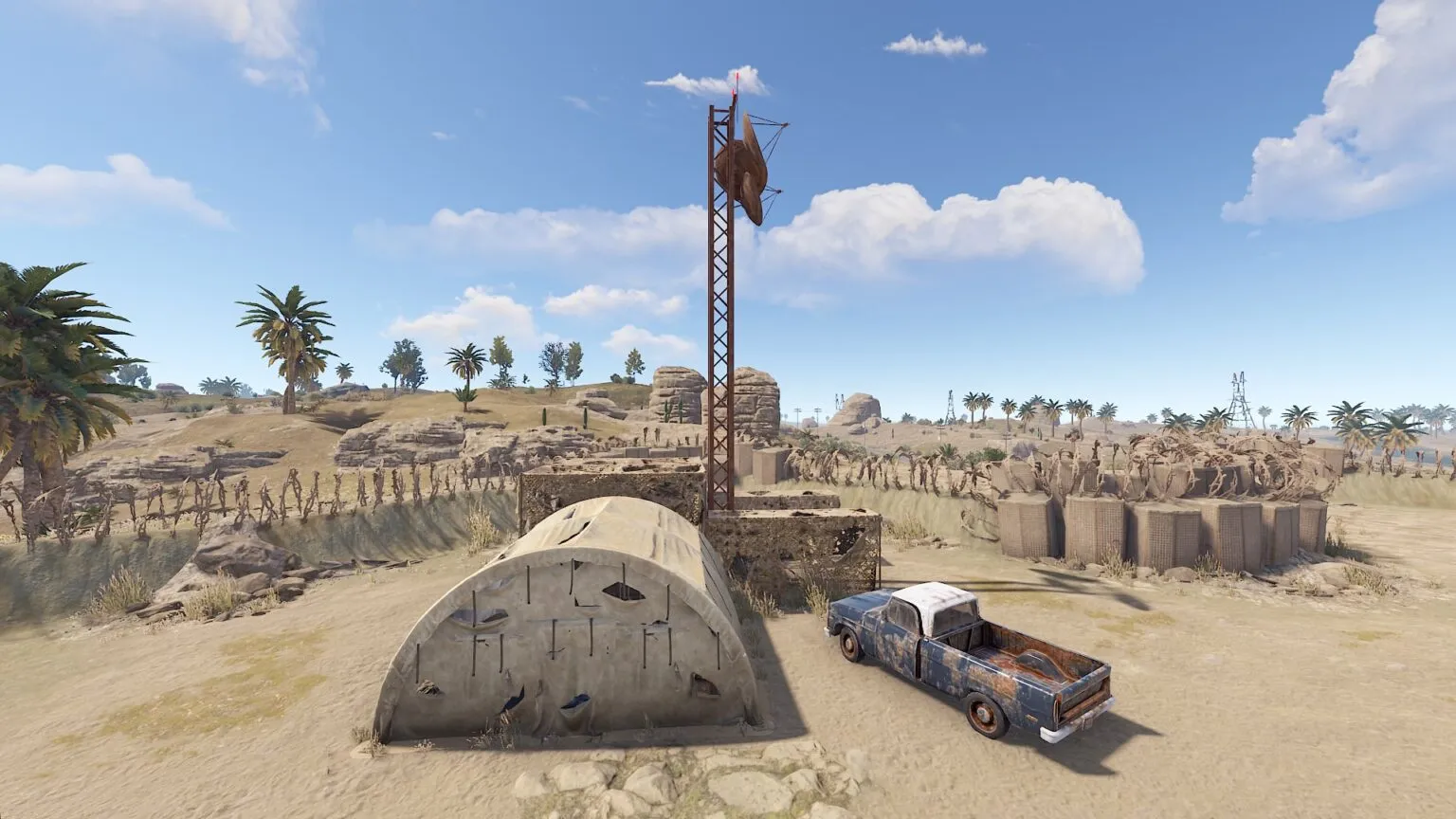 The RUST Abandoned Military Base Monument Guide - Corrosion Hour