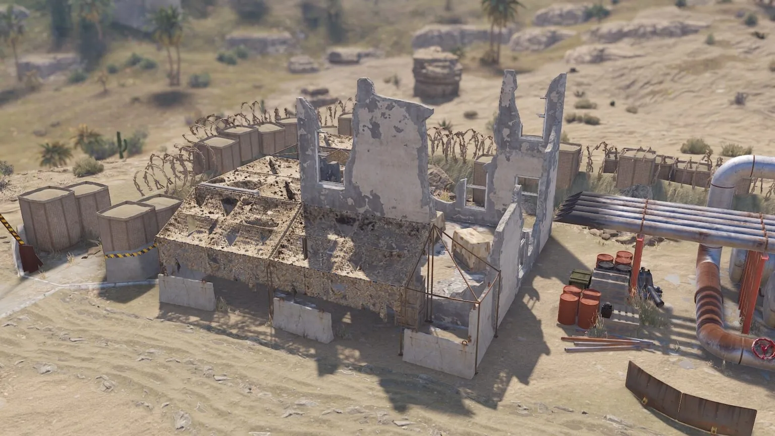 The RUST Abandoned Military Base Monument Guide - Corrosion Hour