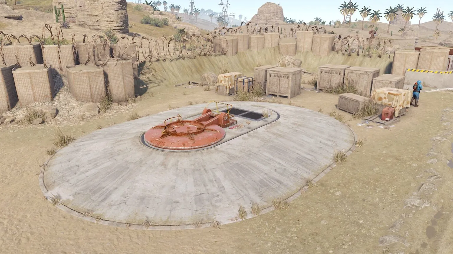 The RUST Abandoned Military Base Monument Guide - Corrosion Hour