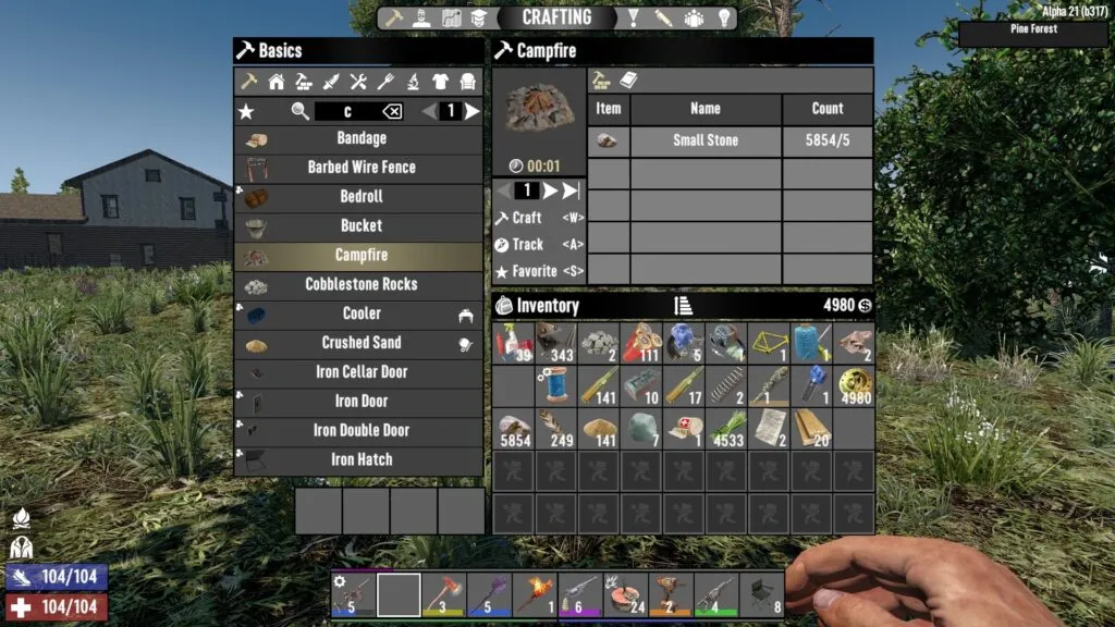 7 Days to Die: How to Craft and Use Campfires