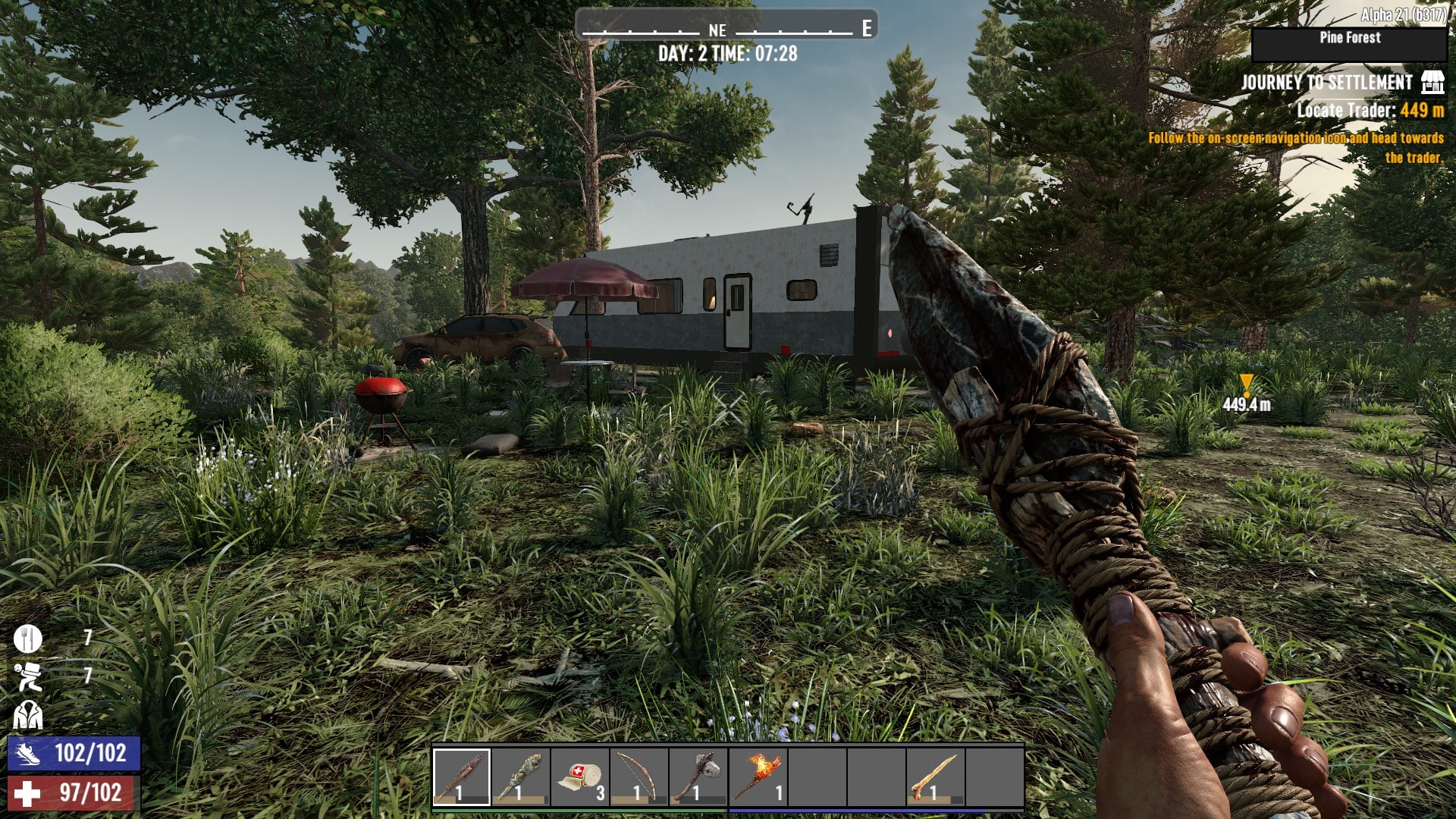 7 Days to Die: How to Survive the Pine Forest Biome