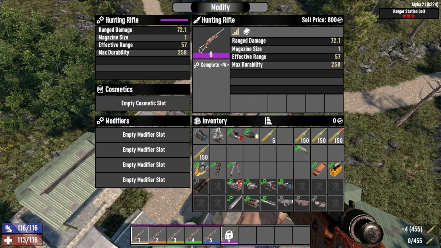 7 Days to Die: How to Craft and Use the Hunting Rifle
