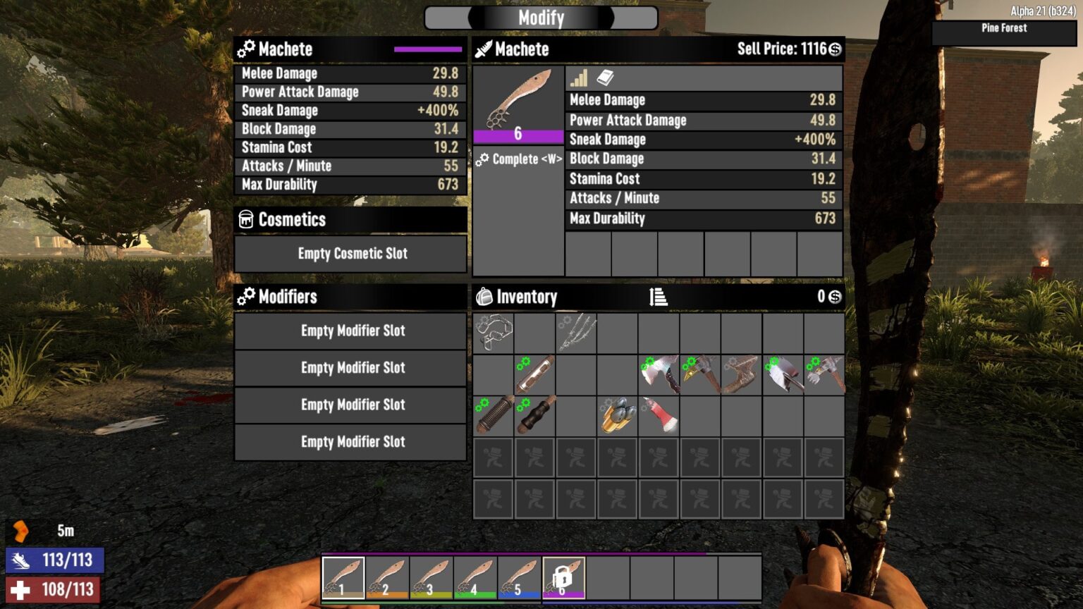 7 Days to Die: How to Craft and Use the Machete - Corrosion Hour