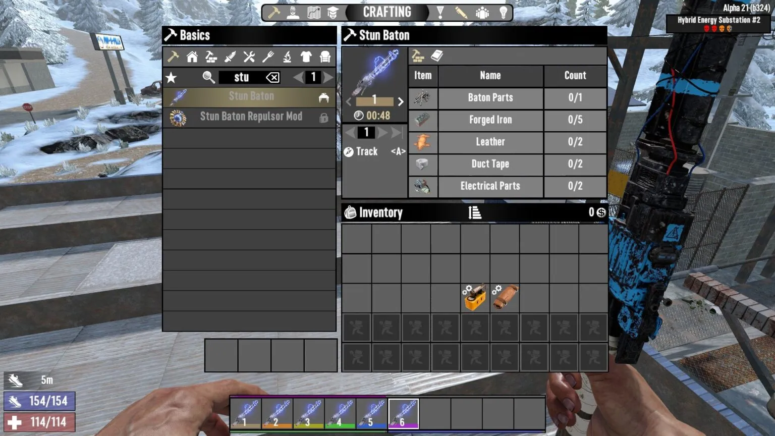 7 Days to Die: How to Craft and Use the Stun Baton - Corrosion Hour