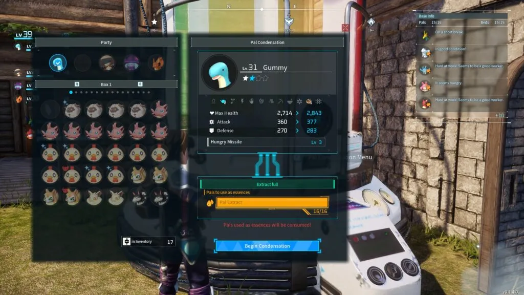 Palworld: How to Use the Pal Essence Condenser - Corrosion Hour