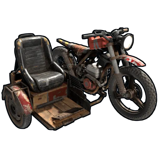 Motorbike With Sidecar - Rust - Corrosion Hour