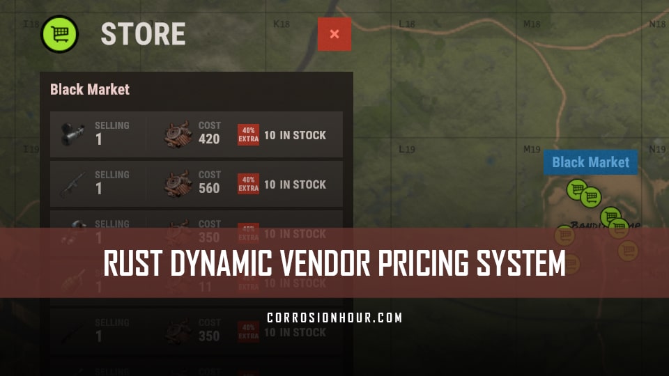 The RUST Dynamic Vendor Pricing System - Corrosion Hour