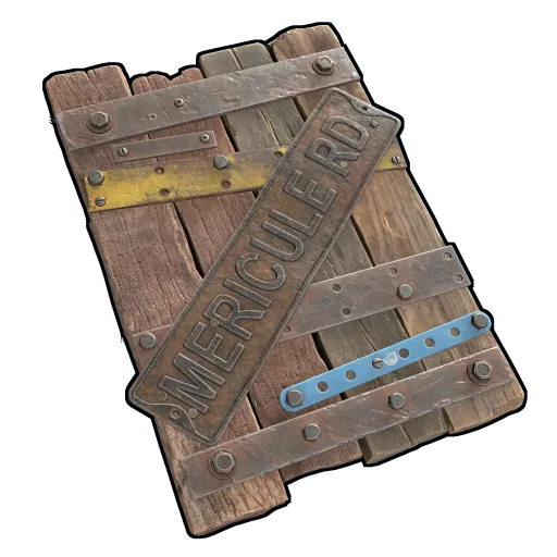 Reinforced Wooden Shield - Rust - Corrosion Hour