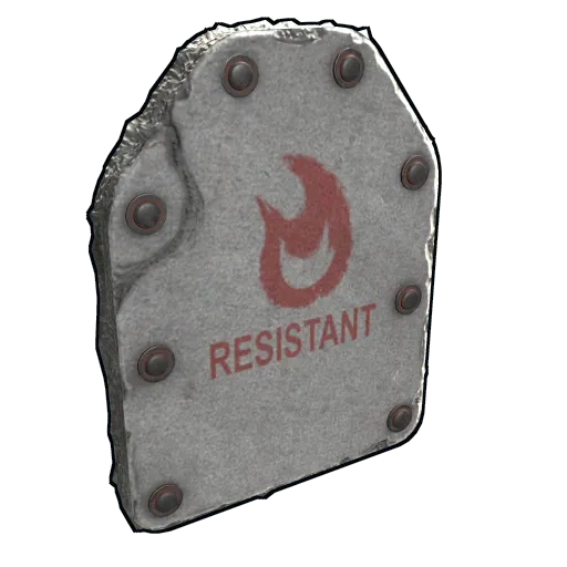 Asbestos Armor Insert - Rust - Corrosion Hour