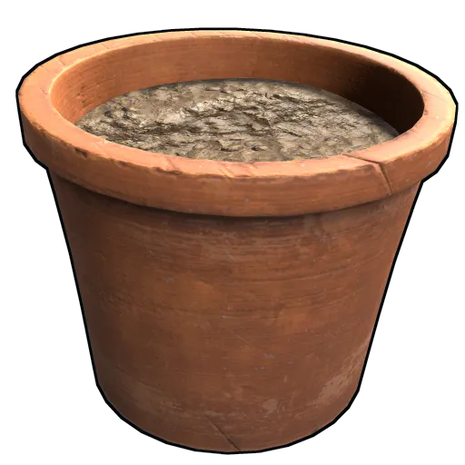 Single Plant Pot - Rust - Corrosion Hour