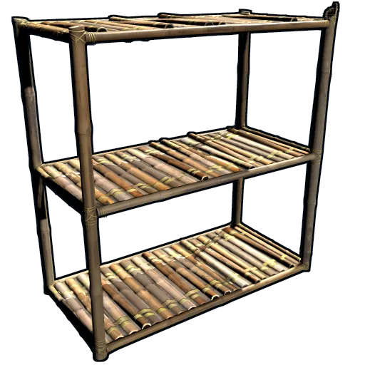 Bamboo Salvaged Shelves - Rust - Corrosion Hour