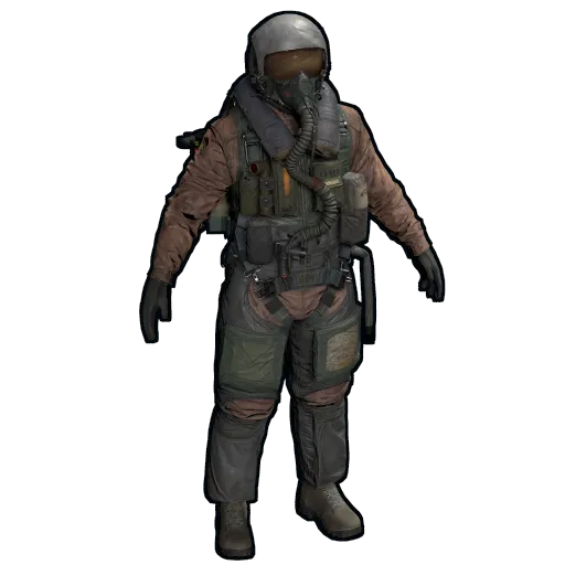 Pilot Hazmat Suit - Rust - Corrosion Hour
