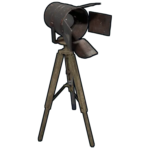 Tripod Spot Light - Rust - Corrosion Hour