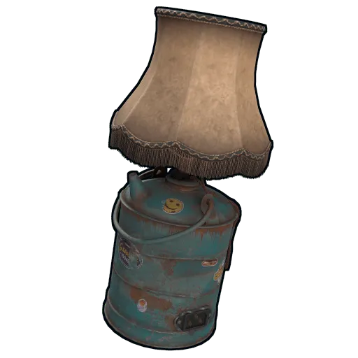 Electric Table Lamp - Rust - Corrosion Hour