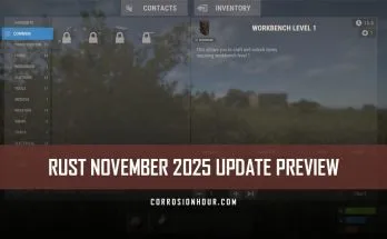 RUST Updates, Release Schedule & Update Times