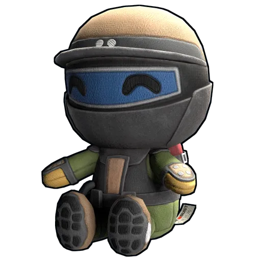 Heavy Scientist Plushie - Rust - Corrosion Hour