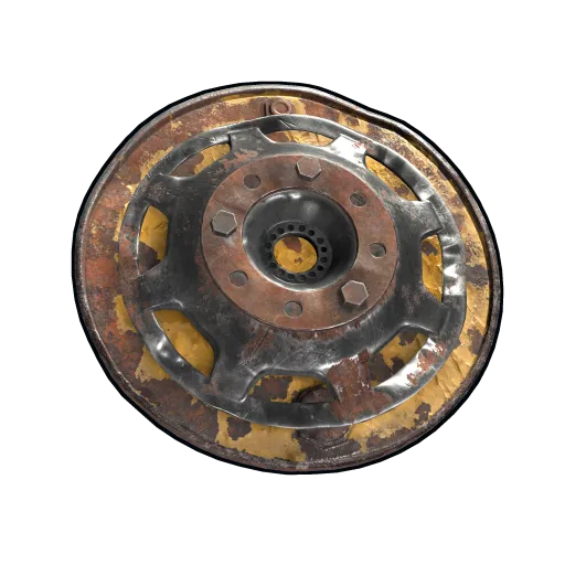 Improvised Shield - Rust - Corrosion Hour