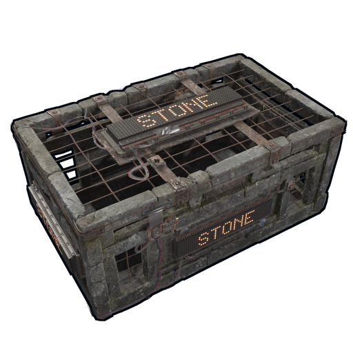 Stone Storage Box - Rust - Corrosion Hour