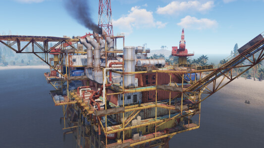 RUST Large Oil Rig Monument Guide - Scientist, Crates, Timers